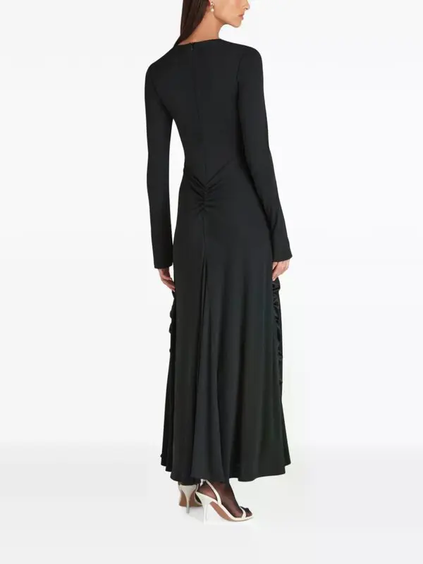VIOLANTE NESSI Mengoni Ruched Maxi Dress