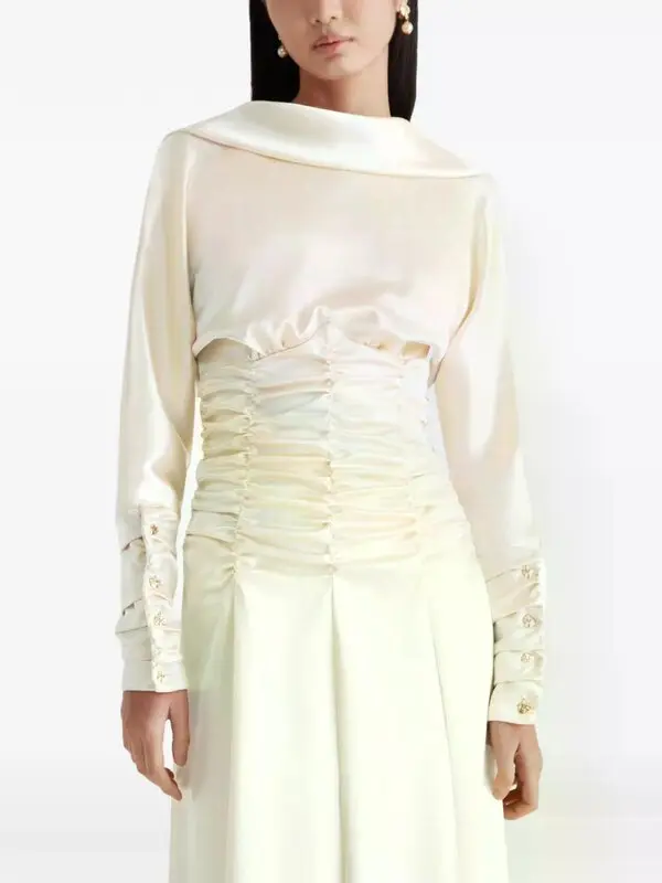 VIOLANTE NESSI Ruched Gown