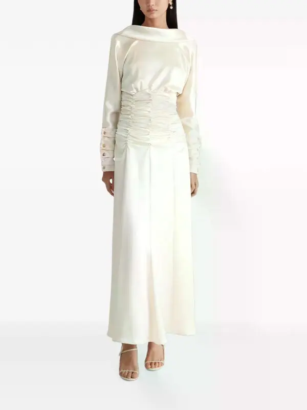 VIOLANTE NESSI Ruched Gown