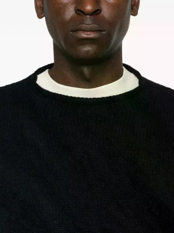 THE ROW Markhim Ribbed Knit Crewneck Sweater