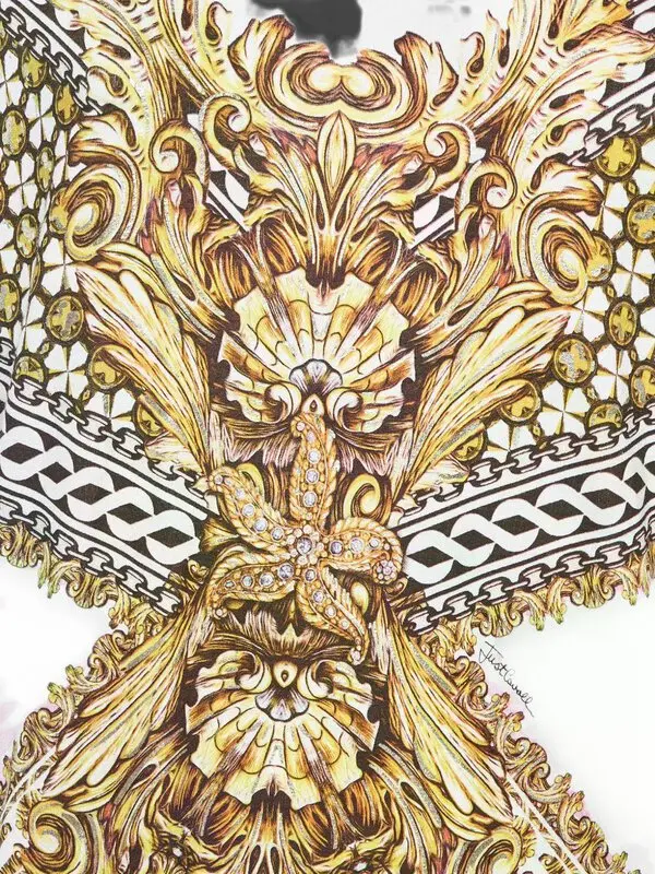 Just Cavalli Graphic-print Dolman-sleeve T-shirt