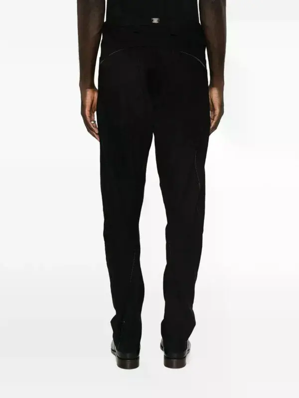 ISAAC SELLAM EXPERIENCE Panelled Slim-fit Trousers