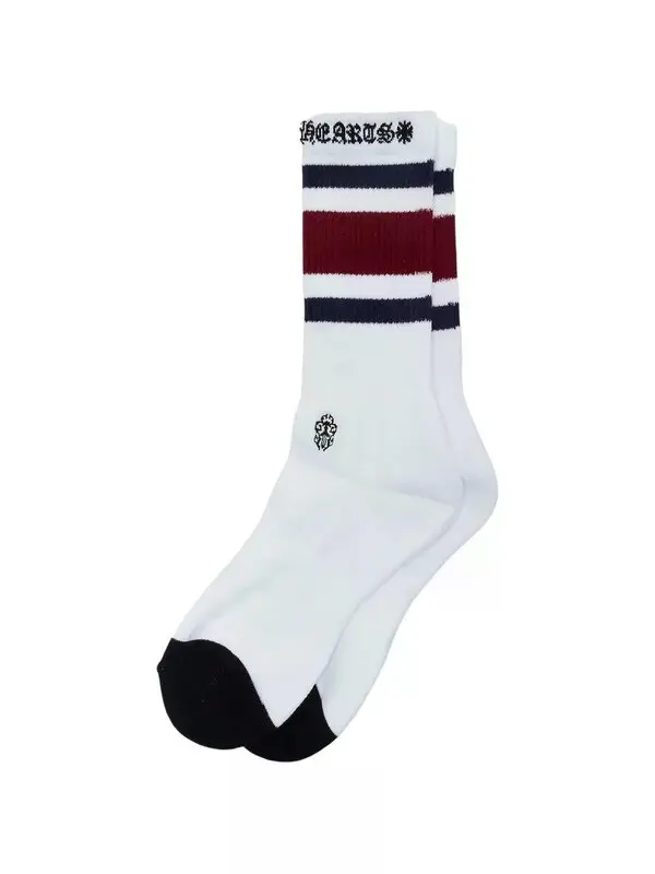Chrome Hearts Logo Embroidered Crew Socks