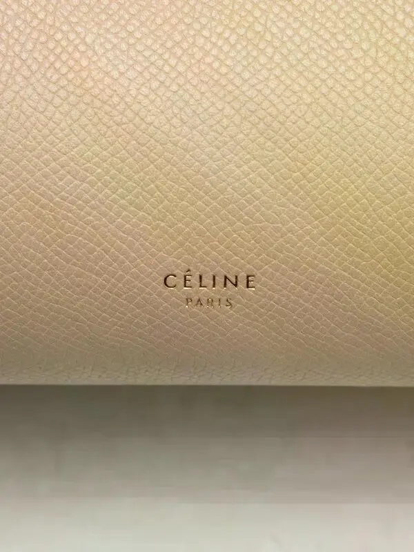 Celine Grained Calfskin Belt Bag Satchel - Neutrals