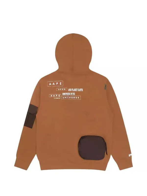 AAPE BY *A BATHING APE Moonface Printed Hoodie