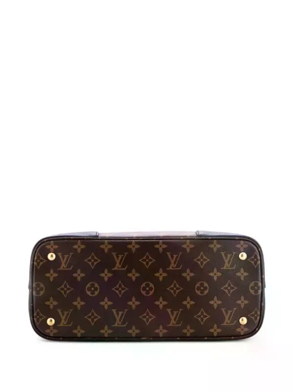 LOUIS VUITTON Flandrin Monogram Canvas And Leather Tote Bag - Black