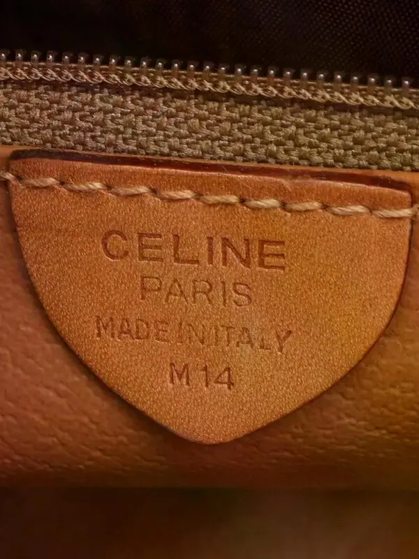 Celine 2014 Macadam Coated Canvas Crossbody Bag
