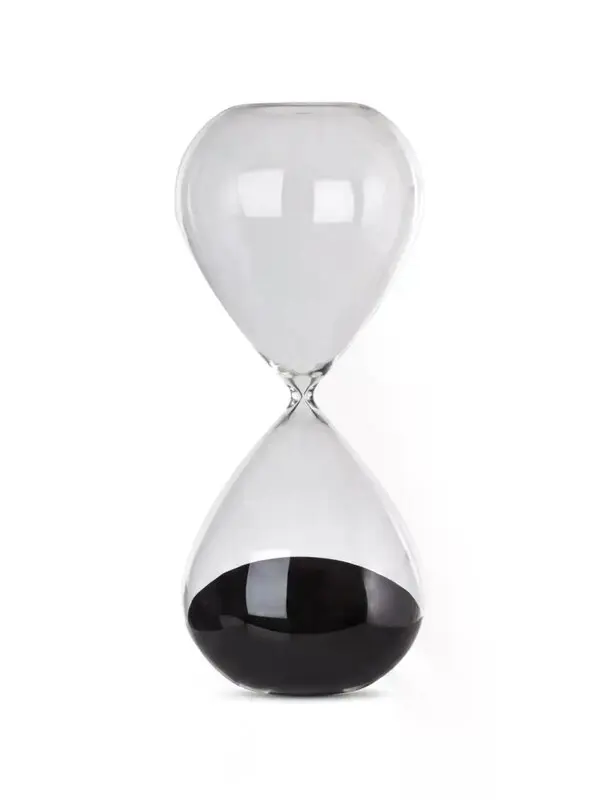 POLSPOTTEN Large Sandglass Hourglass - Black