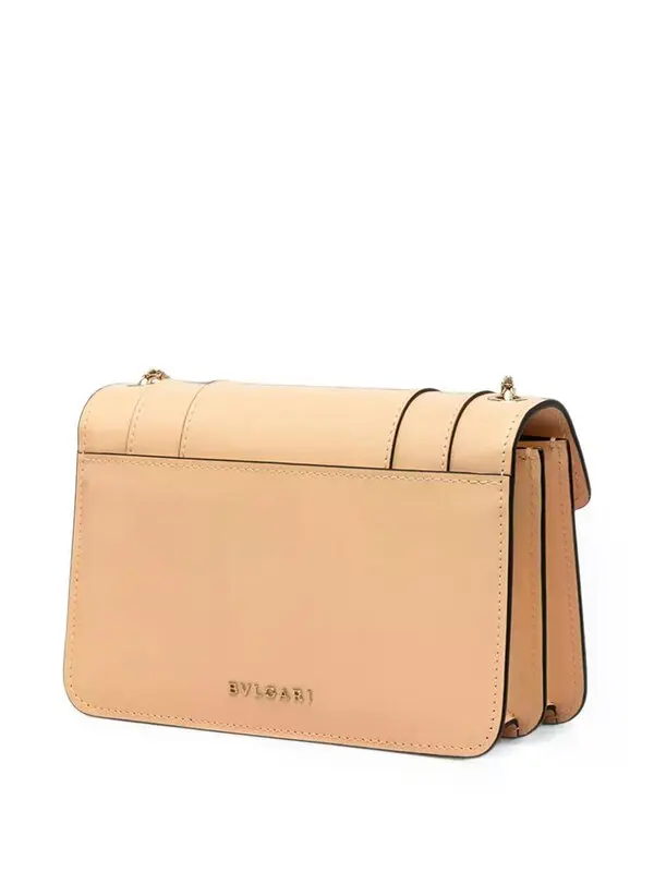 BVLGARI 2000-2026 Small Leather Serpenti Forever Chain Crossbody Bag