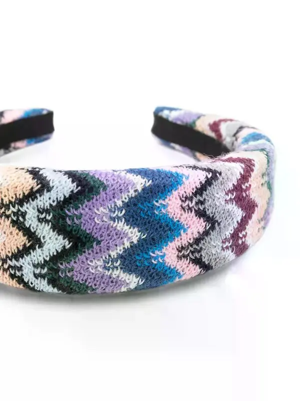 Missoni Zigzag-knit Padded Headband