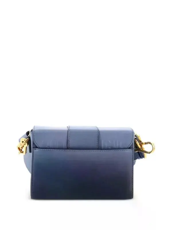Dior 30 Montaigne Box Bag Ombre Leather Shoulder Bag - Blue