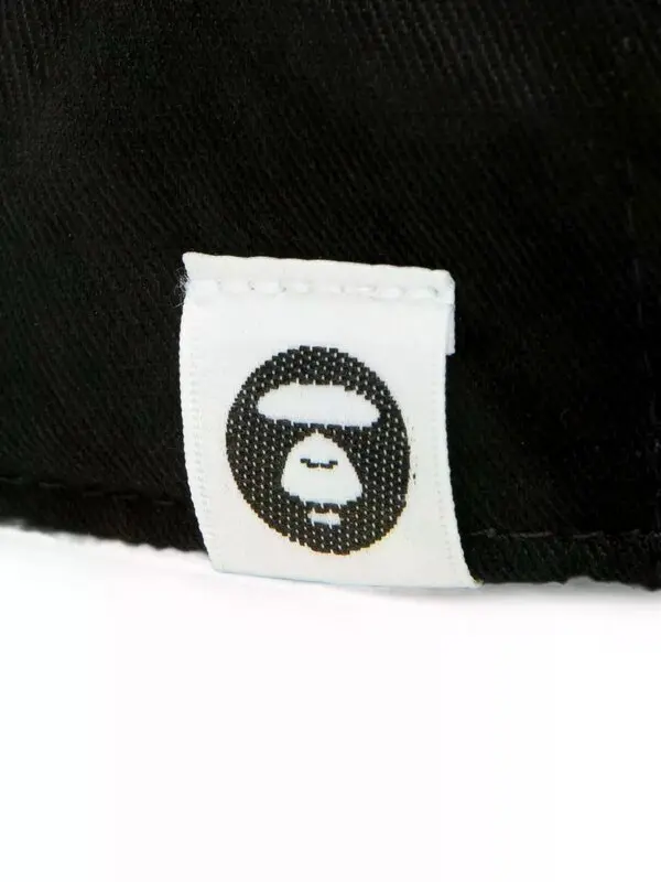 AAPE BY *A BATHING APE Moonface Embroidered Baseball Cap