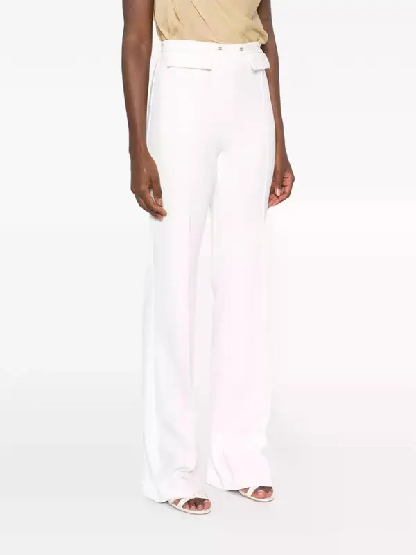 Elisabetta Franchi Tone Plaque Flared Trousers