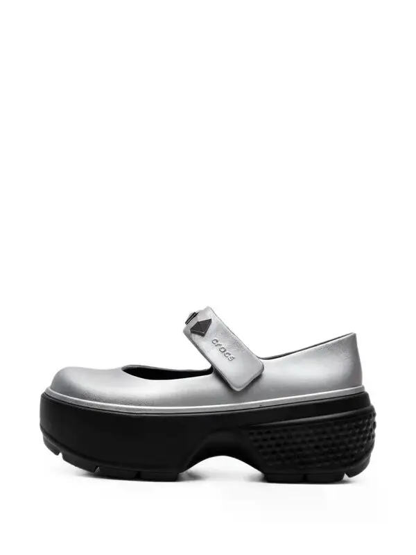 CROCS Studded Platform Loafers