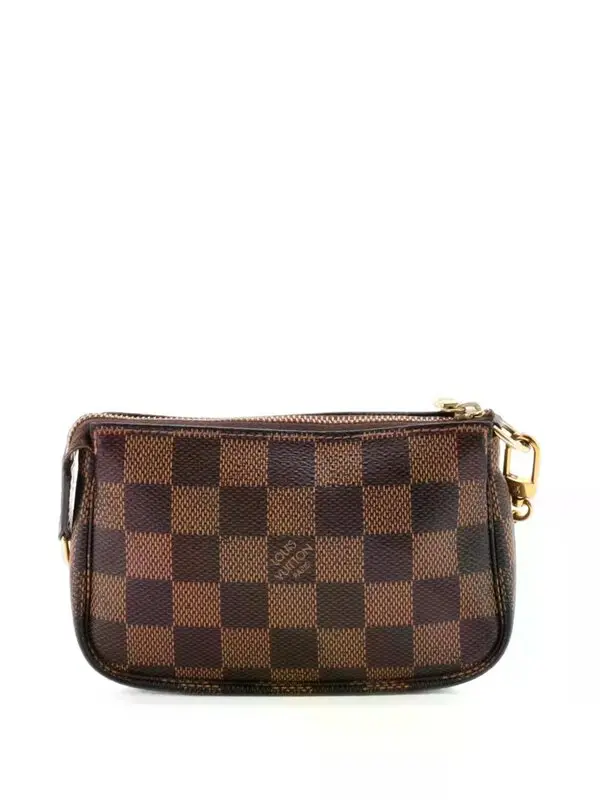 LOUIS VUITTON Pochette Accessoires Damier Mini Clutch Bag