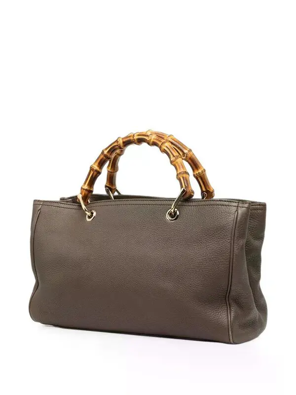 Gucci 2016-2026 Medium Calfskin Bamboo Shopper Satchel