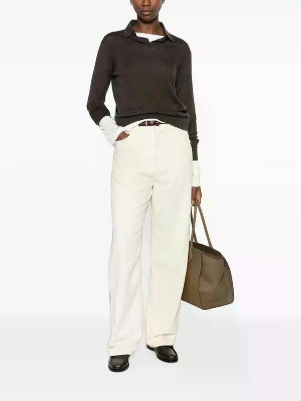 THE ROW Pauli Polo-collar Knit