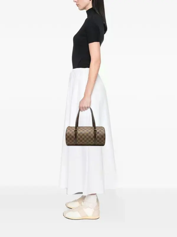 LOUIS VUITTON 2004 Damier Ebene Papillon 30 Handbag