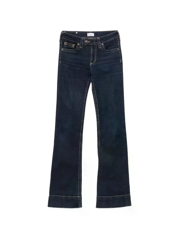 Valentino Garavani 2000s Logo-pattern Jeans