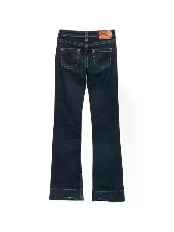 Valentino Garavani 2000s Logo-pattern Jeans
