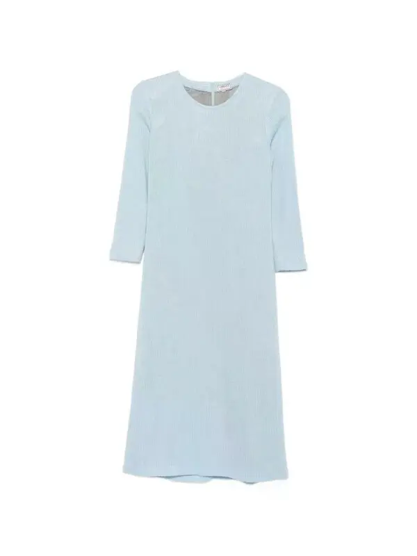 Versace Light Ribbed Knit Dress