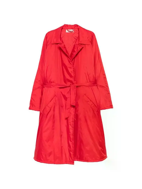 A.N.G.E.L.O. VINTAGE CULT 1990s Belted Padded Coat - Red