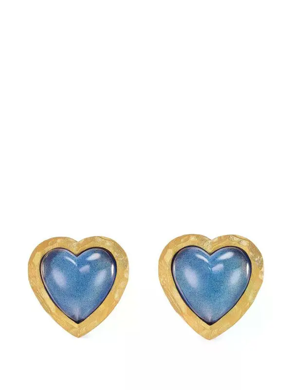 ANABELA CHAN Blueberry Heart Earrings