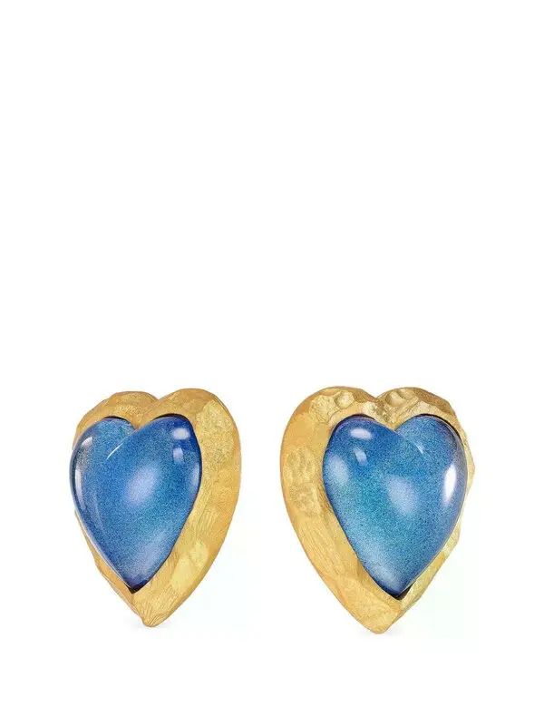 ANABELA CHAN Blueberry Heart Earrings