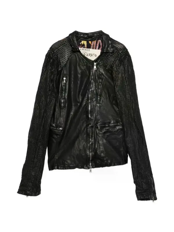 A.N.G.E.L.O. VINTAGE CULT 2000s Perforated Leather Jacket