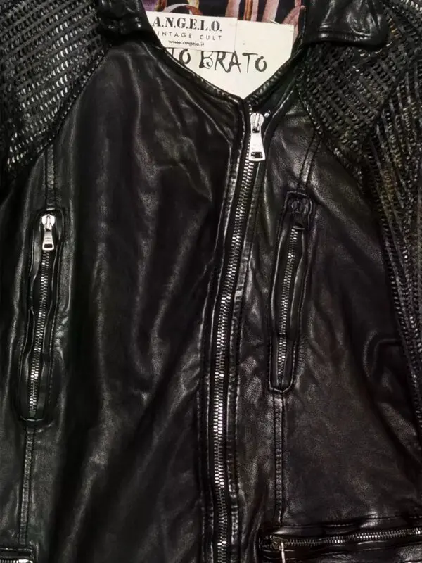 A.N.G.E.L.O. VINTAGE CULT 2000s Perforated Leather Jacket