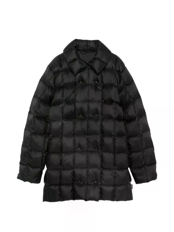 Moncler 2000s Quilted Double-breasted Coat