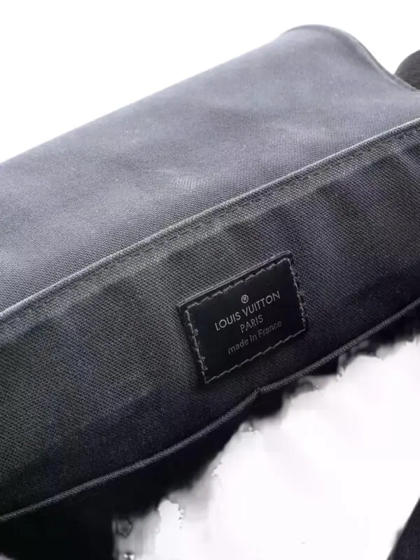 LOUIS VUITTON Damier Graphite District Pm Crossbody Bag - Black