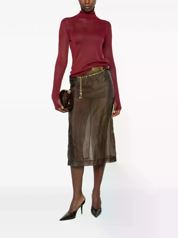 Zimmermann Fine-knit High-neck Sweater