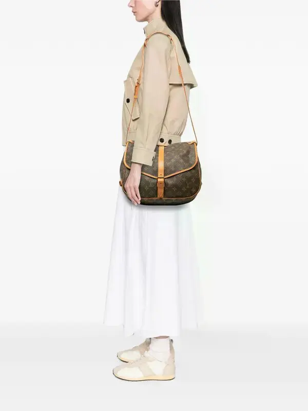 LOUIS VUITTON Monogram Saumur 35 Crossbody Bag