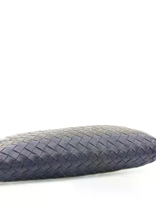 Bottega Veneta Tricolor Nappa Intrecciato Clutch Bag - Black