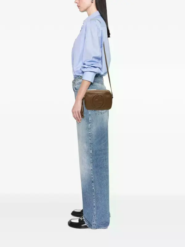 Gucci Calfskin Soho Disco Crossbody Bag - Brown