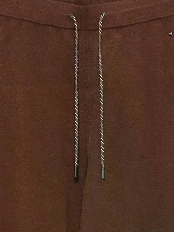 Marina Rinaldi Sequin Embellished Drawstring Track Pants