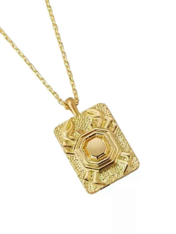 David Webb Cancer Zodiac Pendant Necklace In 18k Yellow With Diamonds