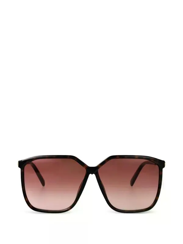 Valentino Garavani Vlogo Tortoiseshell-effect Sunglasses - Brown