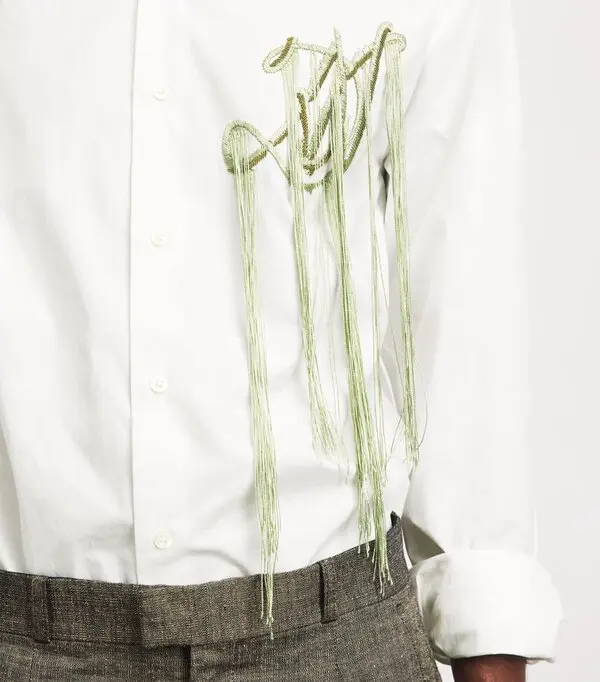 Dries Van Noten Cotton Embroidered Shirt