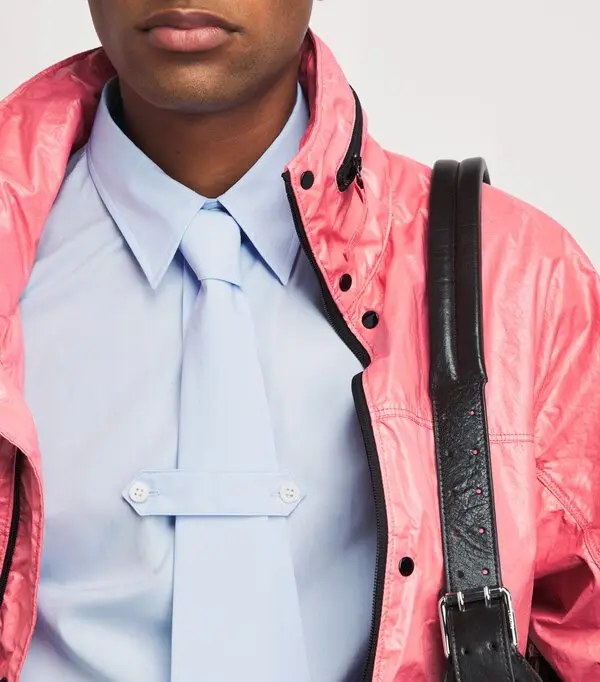 Dries Van Noten Cotton Integrated-tie Shirt