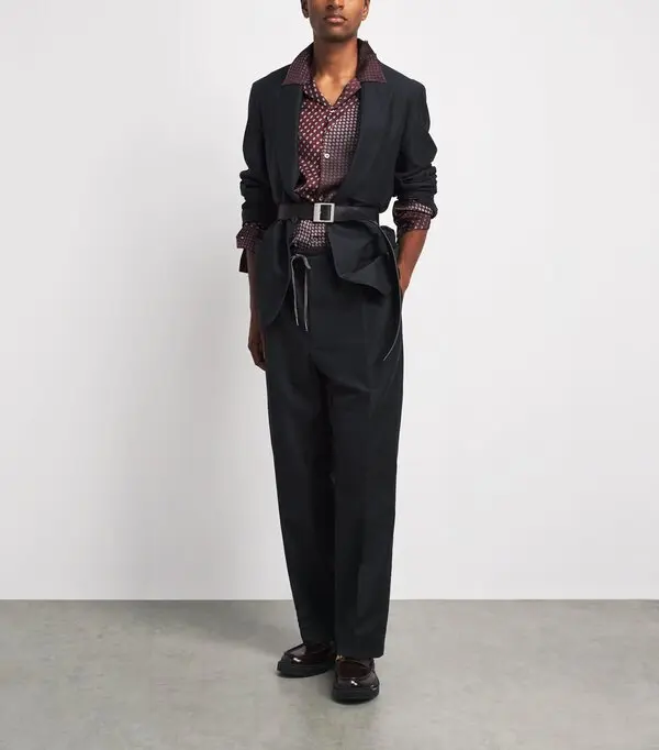 MAISON MARGIELA Satin Double-pocket Blazer