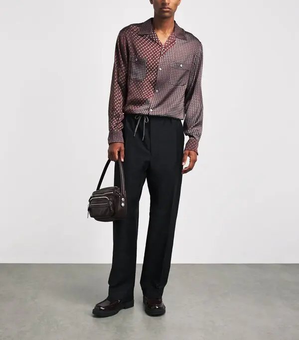 MAISON MARGIELA Satin Paisley Shirt