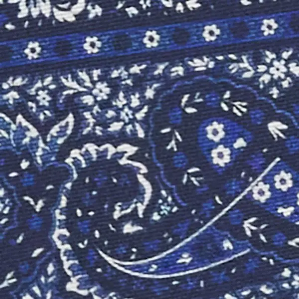 Claudie Pierlot Silk Paisley Scarf - Blue