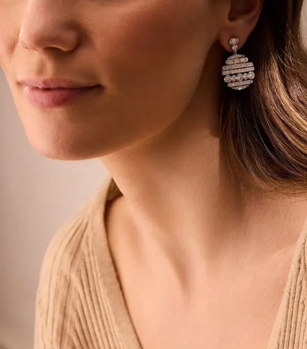 BOODLES Platinum And Diamond Play Of Light Drop Earrings