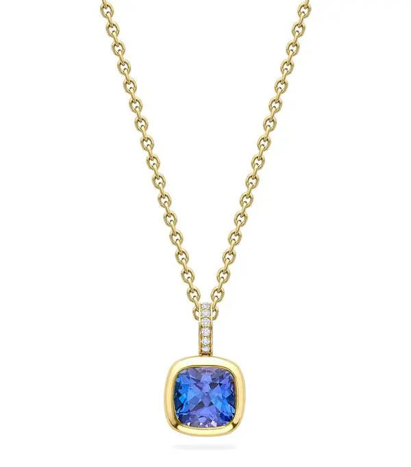 BOODLES Yellow Diamond And Tanzanite Dolce Vita Pendant - Gold