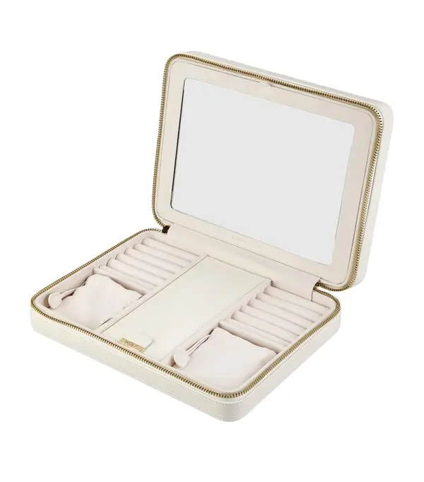 Wolf Large Lauren Travel Jewellery Case