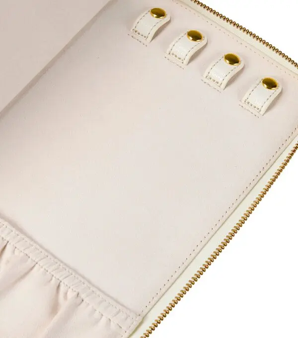 Wolf Large Lauren Portfolio Jewellery Case - Beige