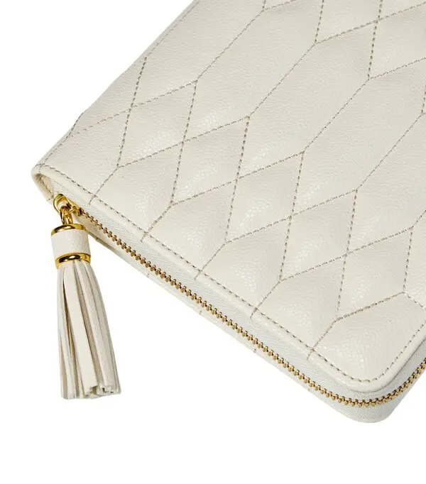 Wolf Large Lauren Portfolio Jewellery Case - Beige