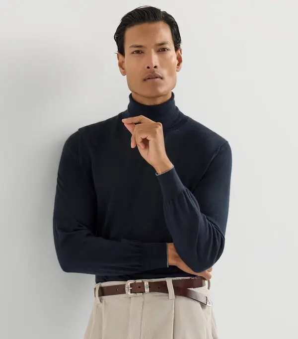 Brunello Cucinelli Cashmere-silk Rollneck Sweater